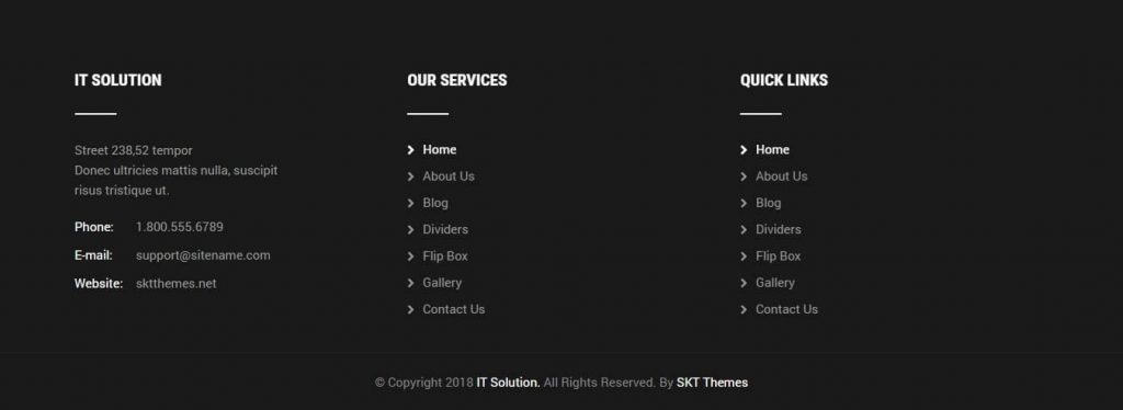 Footer Layout 3 – Provox Systems